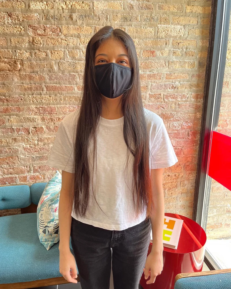 Curtain Bangs and Layers | Sine Qua Non Salons | Chicago, Illinois