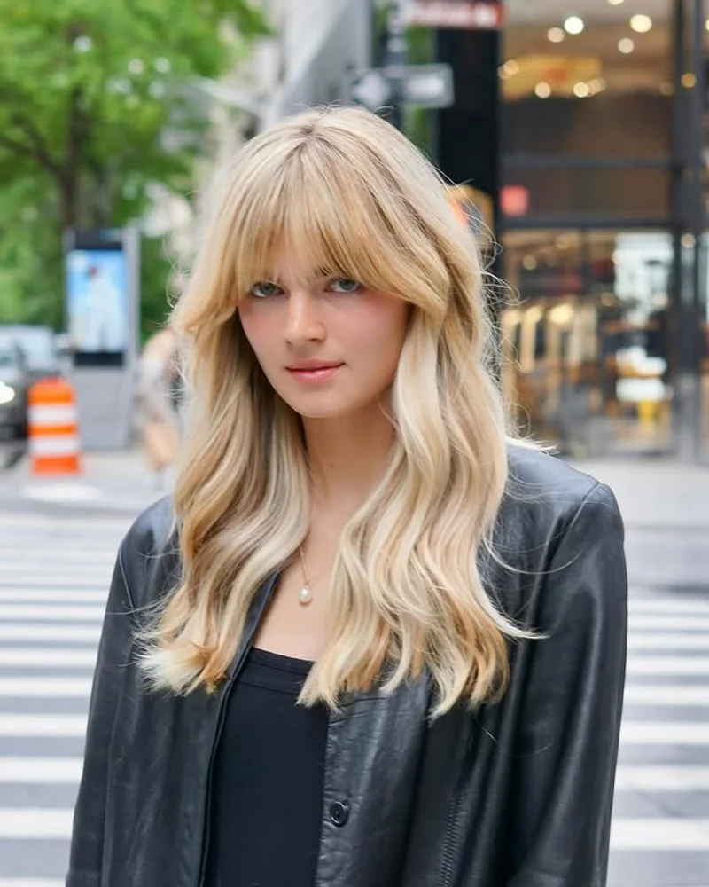 Modern Shag with Curtain Bangs | Nunzio Saviano Hair Salon | Manhattan ...