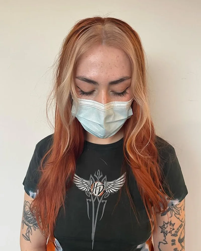 Gingerbread Girl Face Frame Highlights | The Wayward Hairdresser ...